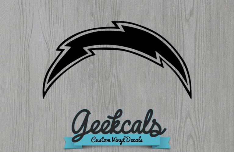 San Diego Chargers Bolt Vinyl Decal
